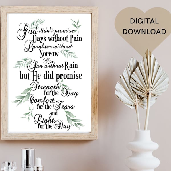 Promises of God Poster - Etsy