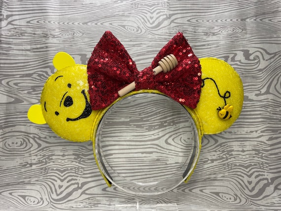 Winnie the Pooh Mouse Ears Pooh Bear Mouse Ears Pooh Bear - Etsy