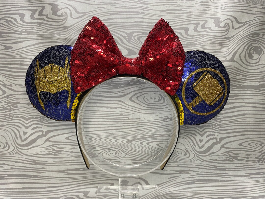 Thor Mouse Ears Headband, Thor Ears, Thor Love and Thunder, Thor Mickey ...