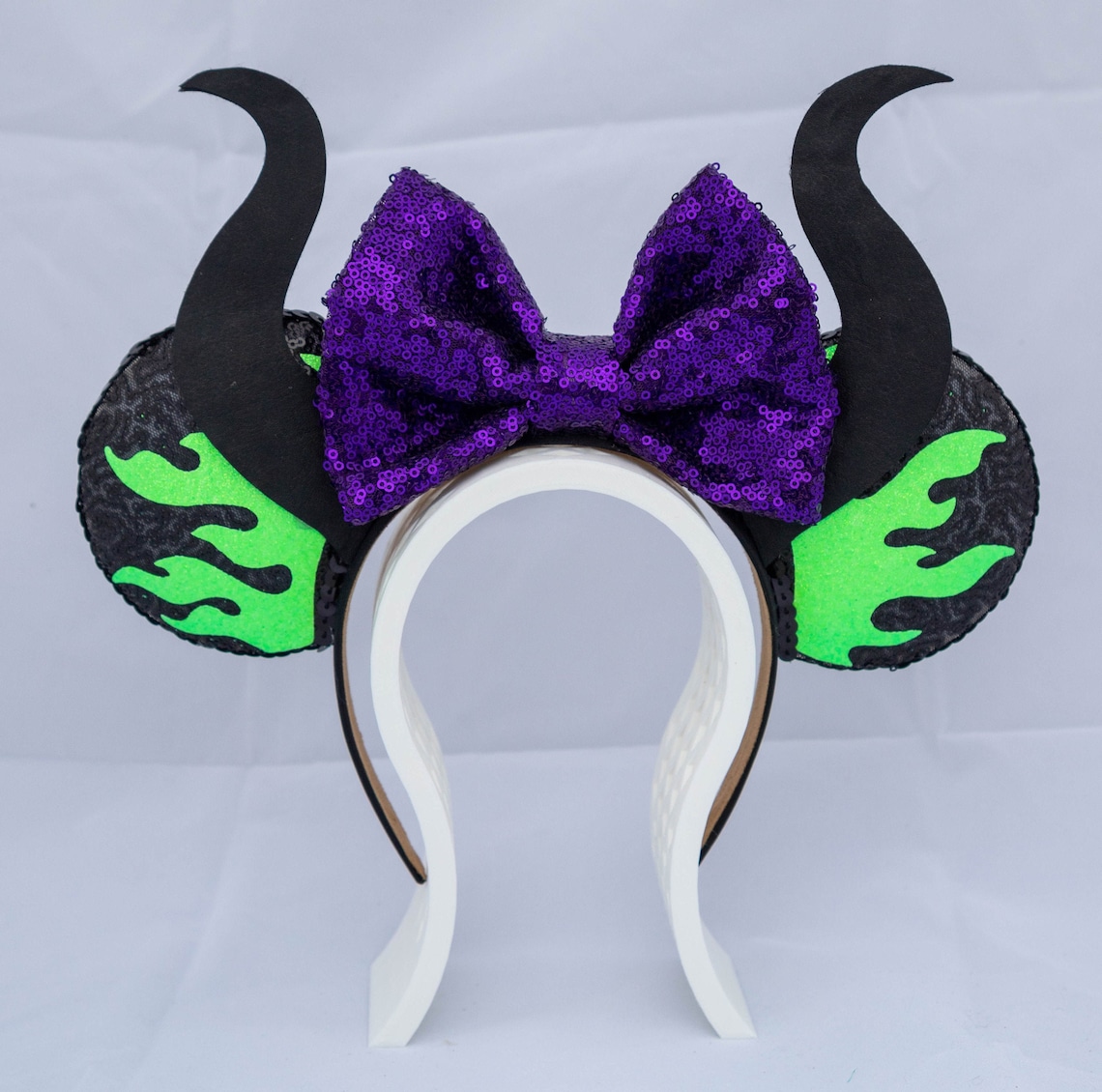 Maleficent Mickey Ears Maleficent Minnie Ears Maleficent | Etsy