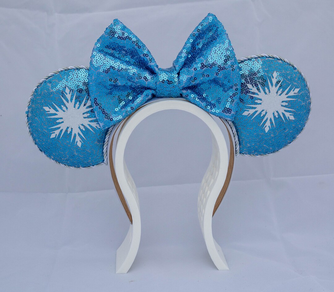 Elsa Mickey Ears, Elsa Minnie Ears, Snow Queen Headband, Elsa Headband ...