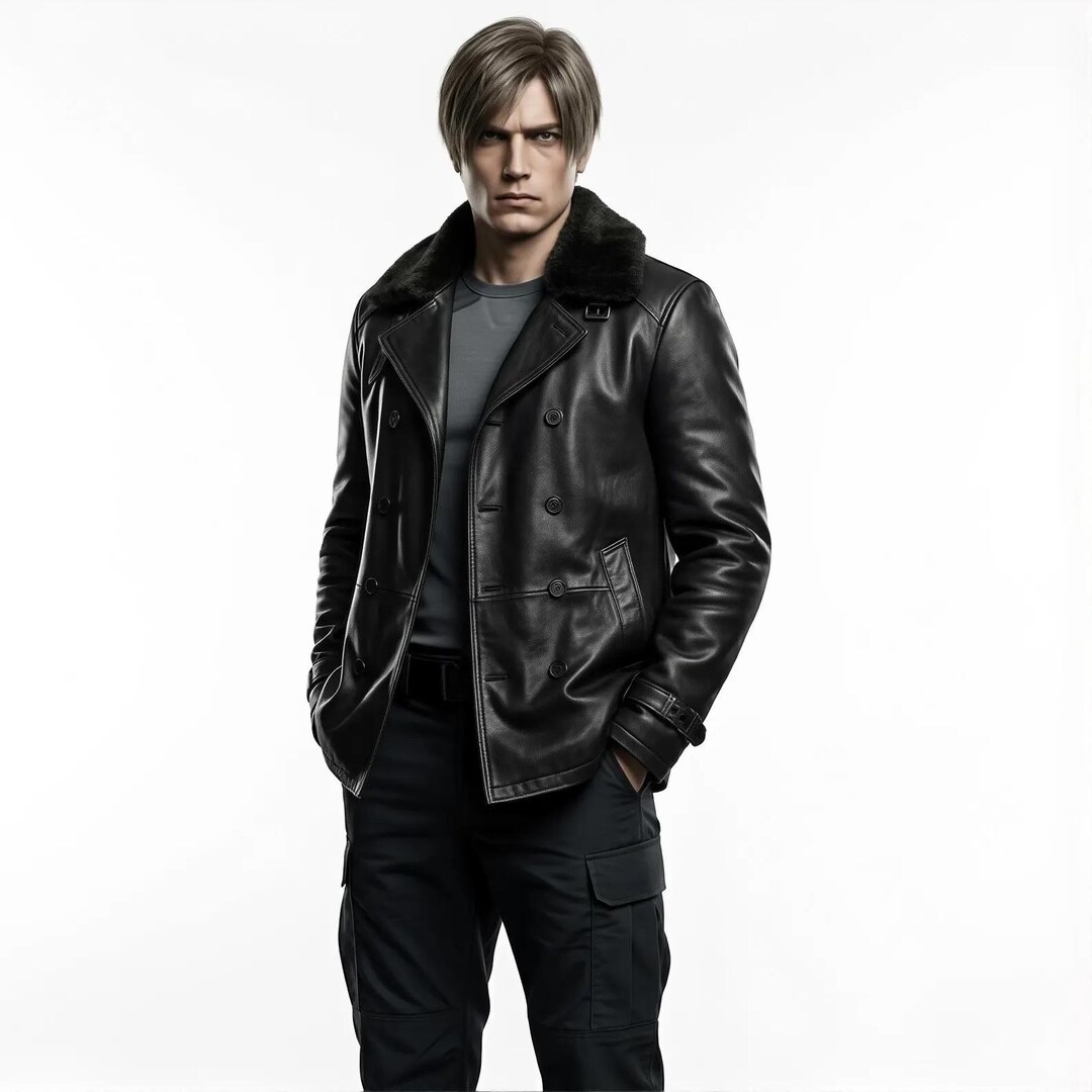 Leon S. Kennedy Jacket RE9 Requiem – Resident Evil Leon Cosplay Black ...