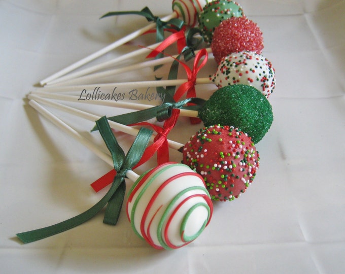 Christmas Party Favor: Premium Christmas Cake Pops, Christmas Stocking ...