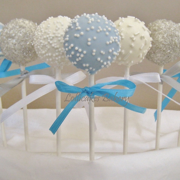 Blue Cake Pops - Etsy