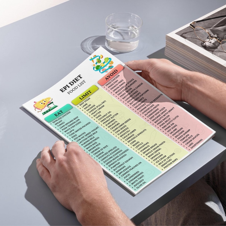 EPI Diet Food List Printable, Exocrine Pancreatic Insufficiency ...