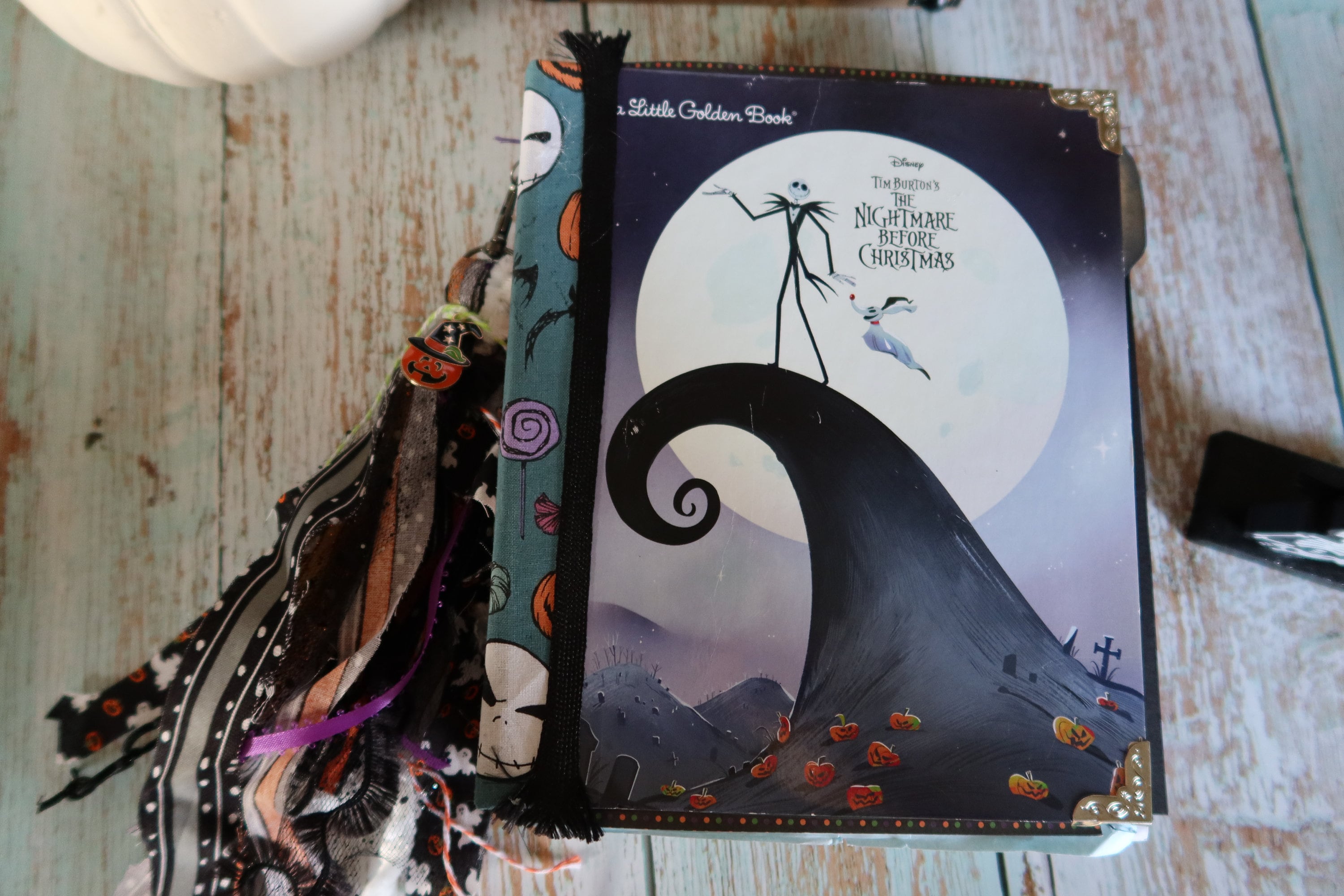 Handmade Junk Journal Little Golden Book Nightmare Before Christmas ...