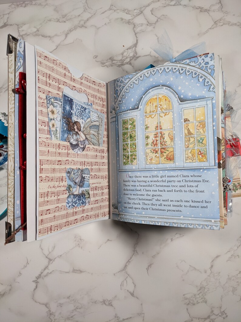 Junk Journal Handmade Little Golden Book the Nutcracker - Etsy