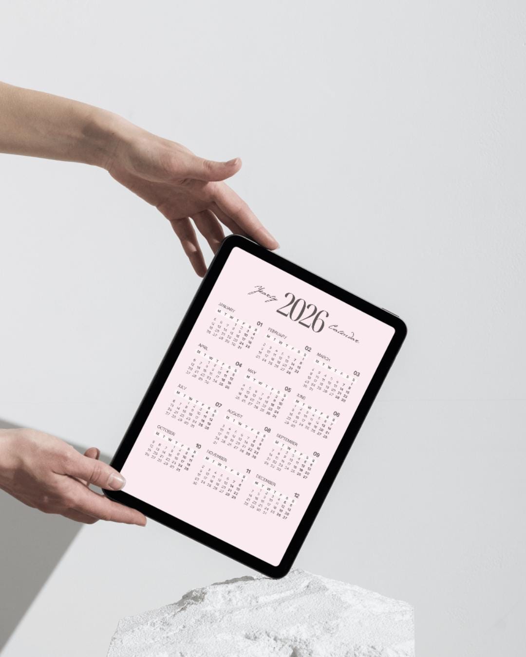Yearly Planner Printable and Digital - Etsy