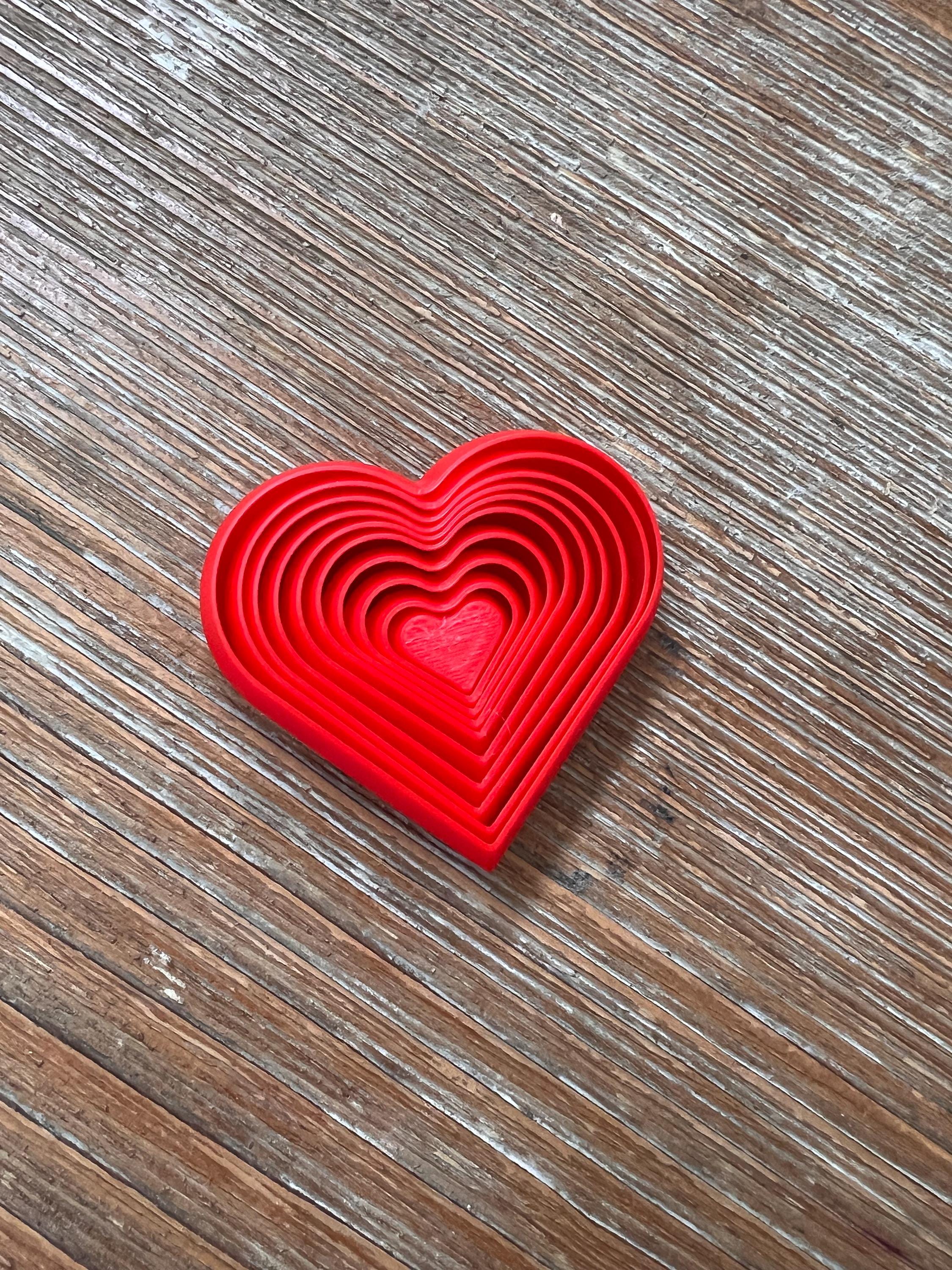 3D Printed Heart Fidget Valentine – Sensory Classroom Gift - Etsy