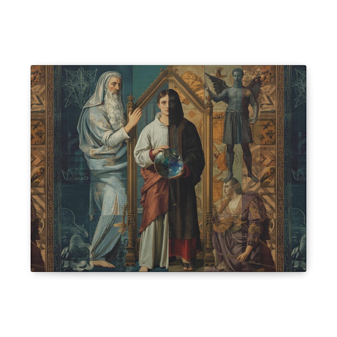 Art Renaissance Alchemist Painting Matte Canvas - Etsy