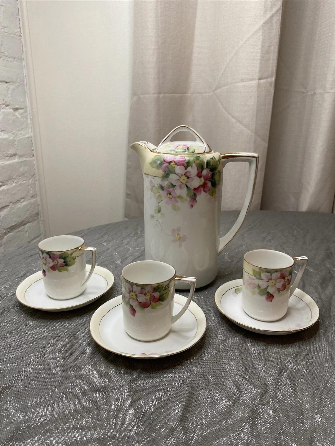 Hand Painted Nippon Tea Setnull