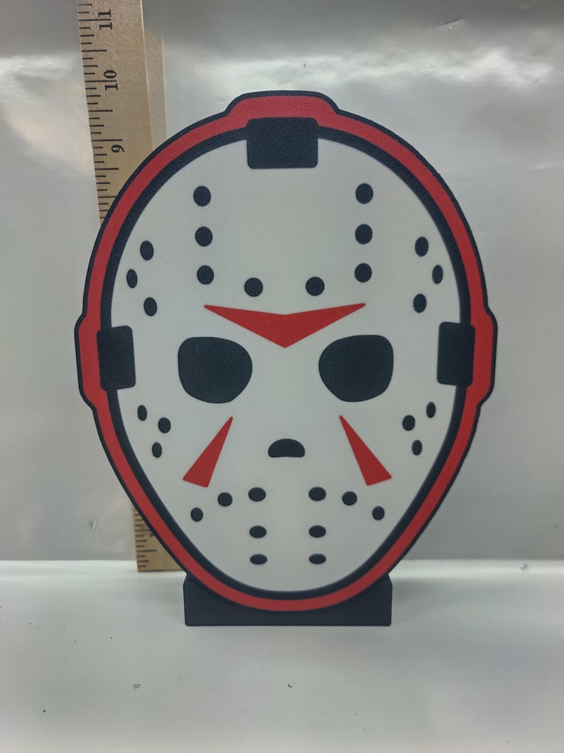3d Printed Jason Mask Light Box Sign. - Etsy