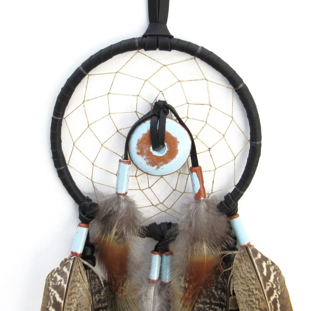 Tribal Traditional Dream Catcher, Southwestern Decor, Blue Terracotta ...