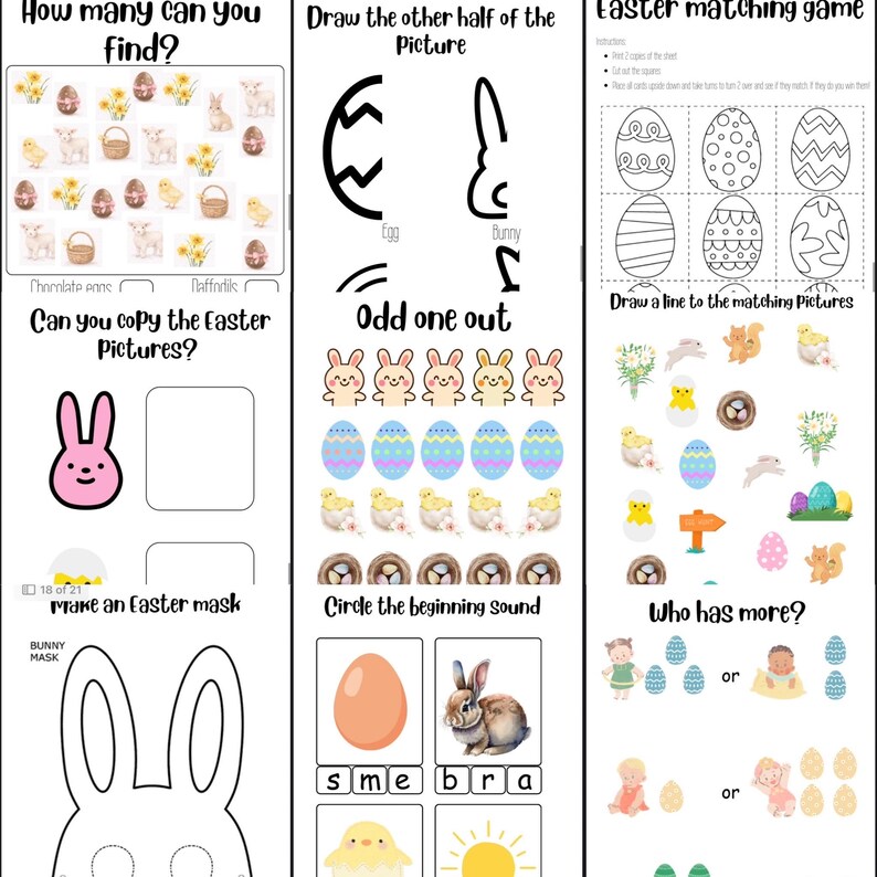Easter Activity Pack | Printable Games & Worksheets | Primary Teacher ...