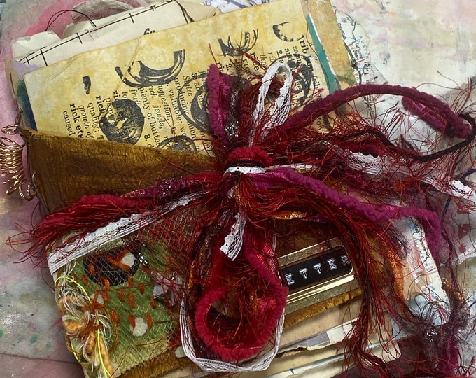 Handmade Art Junk Journal - Etsy