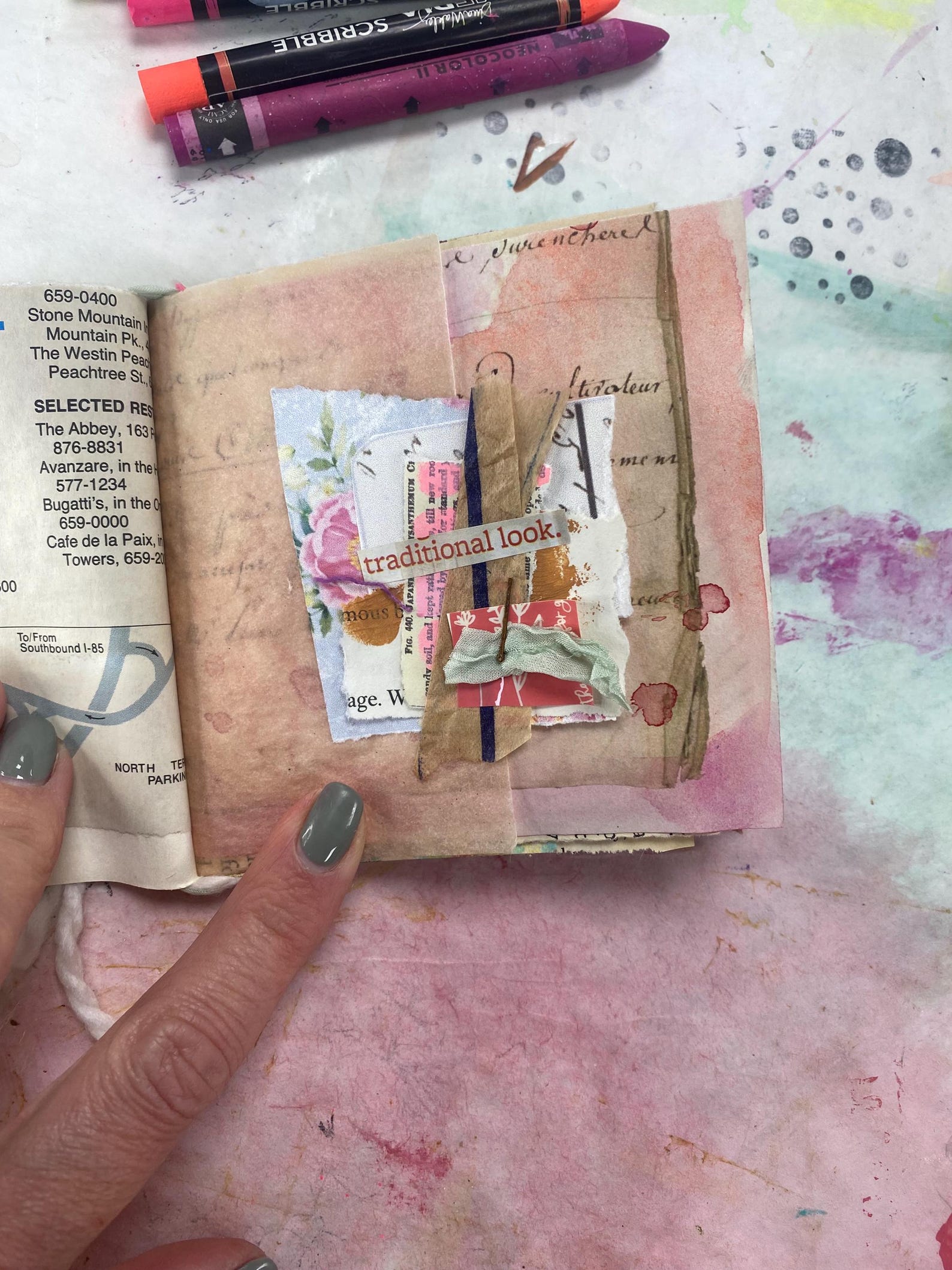 Handmade Art Junk Journal - Etsy