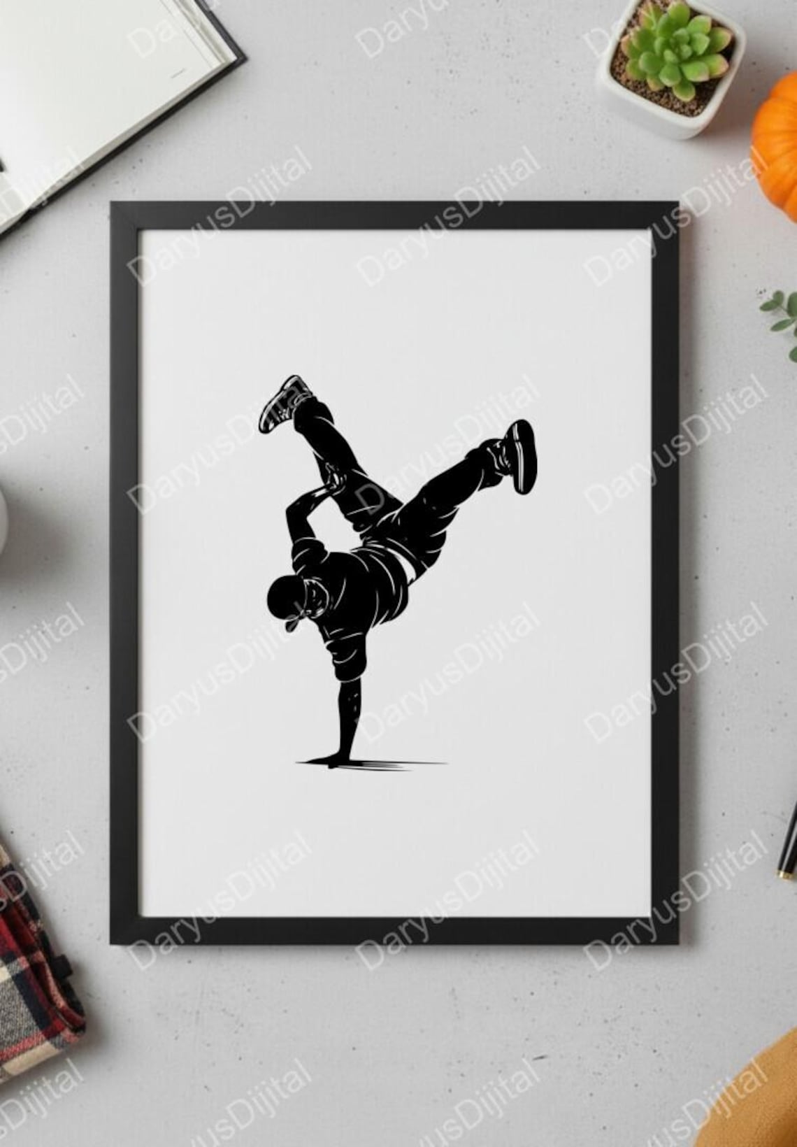 Breakdancer Silhouette SVG PNG JPG | Dance Art Design for T-shirts - Etsy