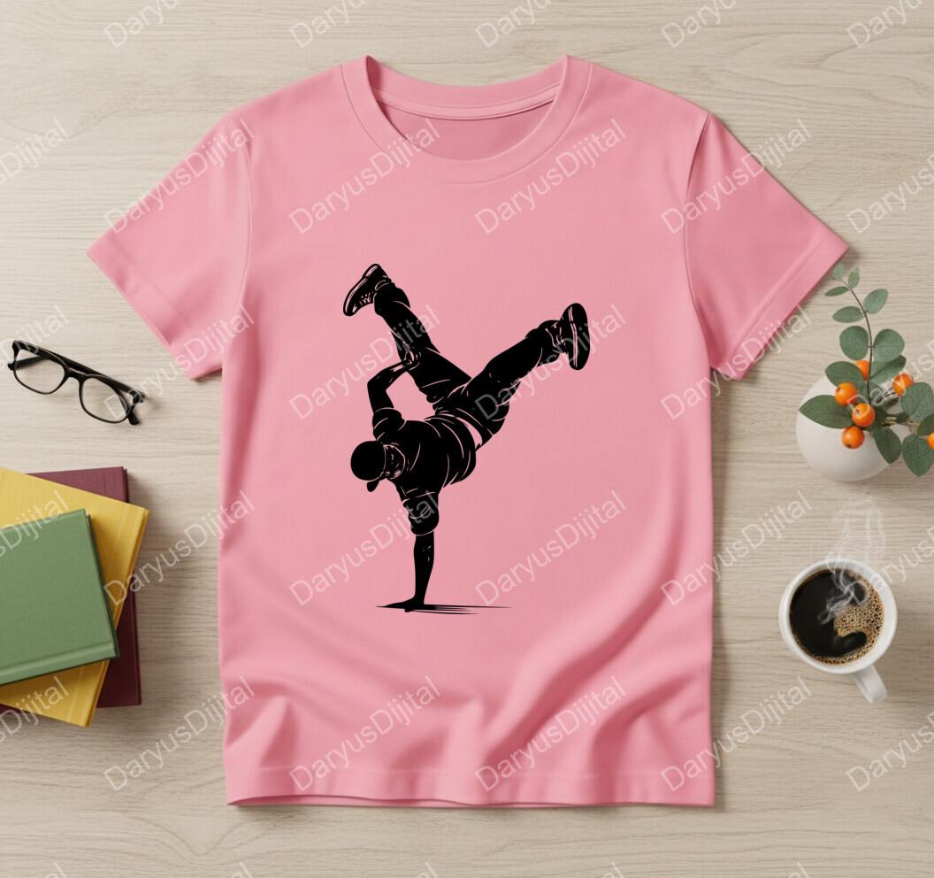 Breakdancer Silhouette SVG PNG JPG | Dance Art Design for T-shirts - Etsy