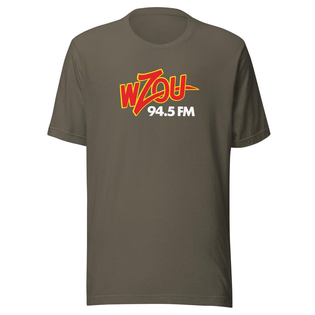 WZOU Retro T-shirt - Classic Boston Radio Station | Vintage Throwback ...