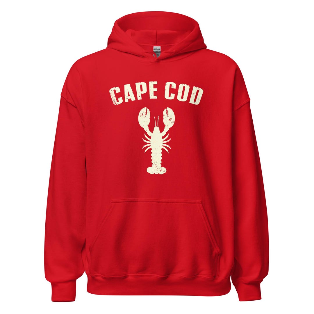 Cape Cod Lobster Hoodie - Classic Summer Beach Vibe Sweatshirt - Etsy