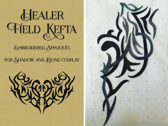 Embroidered Healer Kefta Lace Appliqués Alina Starkov Shadow - Etsy