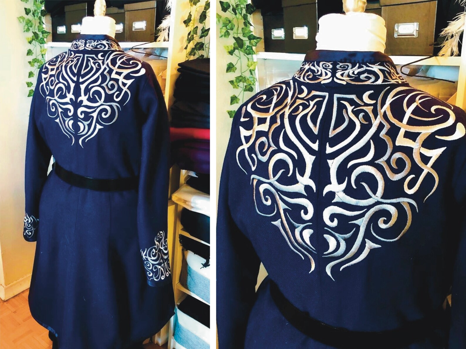 Embroidered Squaller Kefta Lace Appliqués, Zoya Nazyalensky Shadow and ...