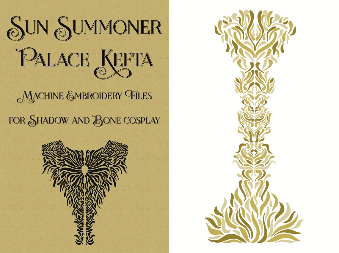 Sun Summoner Kefta: Machine Embroidery Files for Shadow and - Etsy