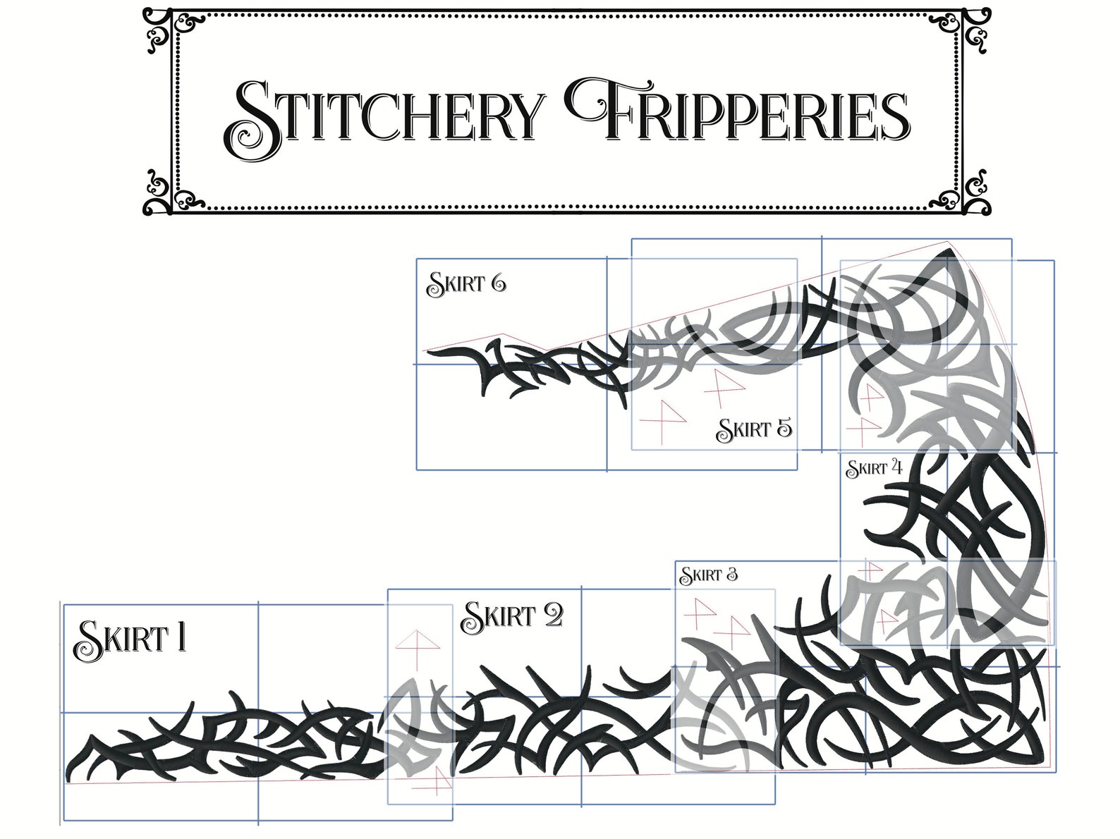 Heartrender Palace Kefta: Machine Embroidery Files for Shadow and Bone ...