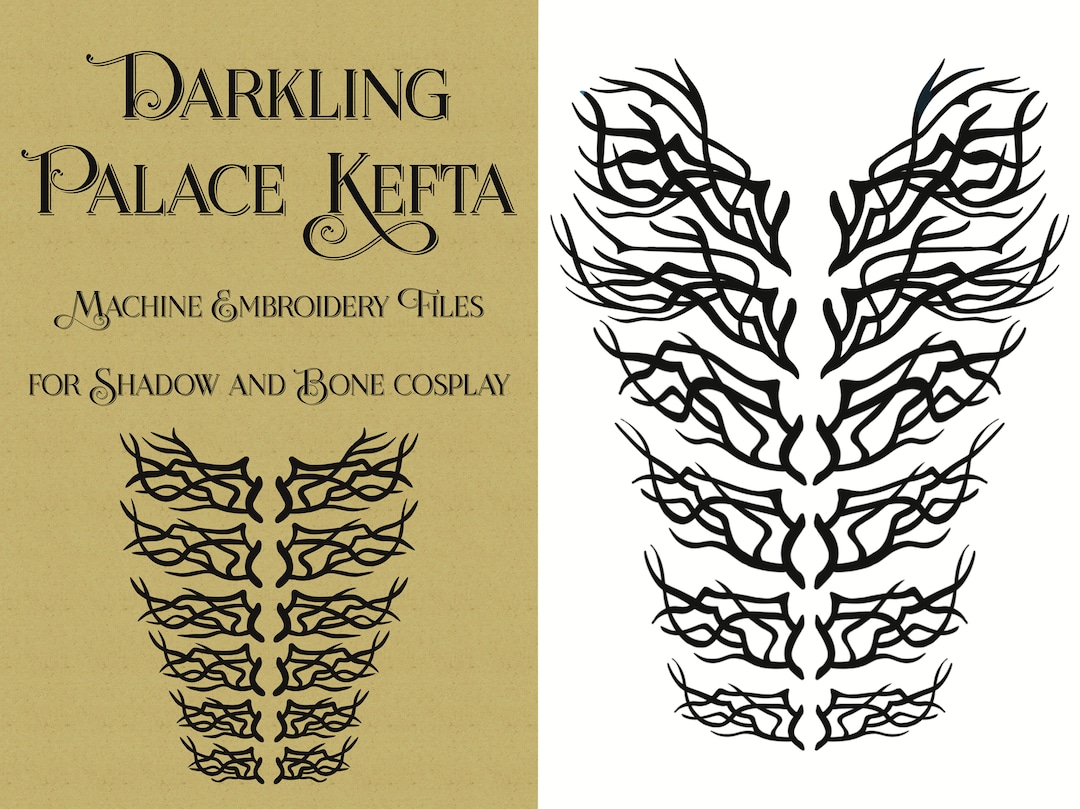 Darkling Kefta: Machine Embroidery Files for Shadow and Bone ...