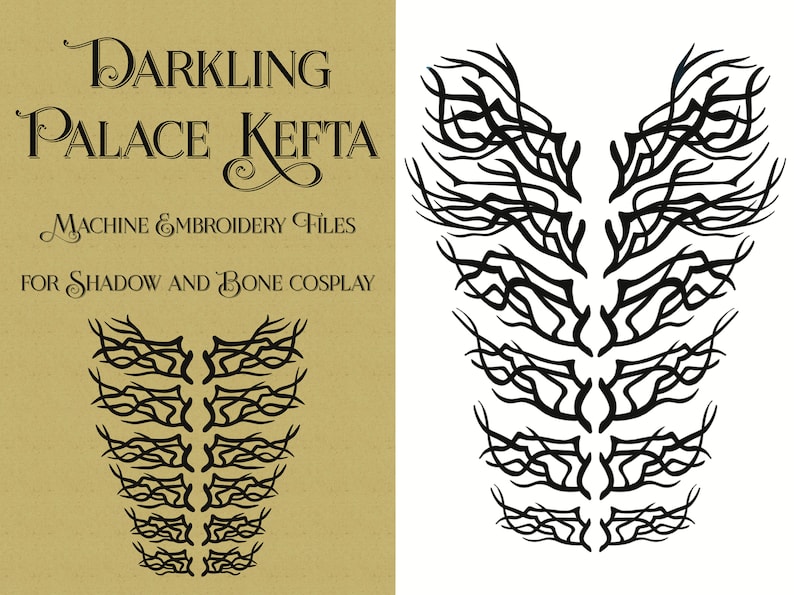 Darkling Kefta: Machine Embroidery Files for Shadow and Bone ...