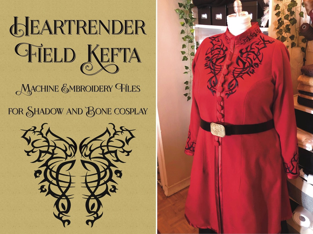 Heartrender Kefta: Machine Embroidery Files for Shadow and Bone, Nina ...