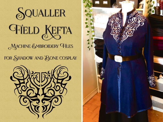 Squaller Kefta: Machine Embroidery Files for Shadow and Bone - Etsy ...
