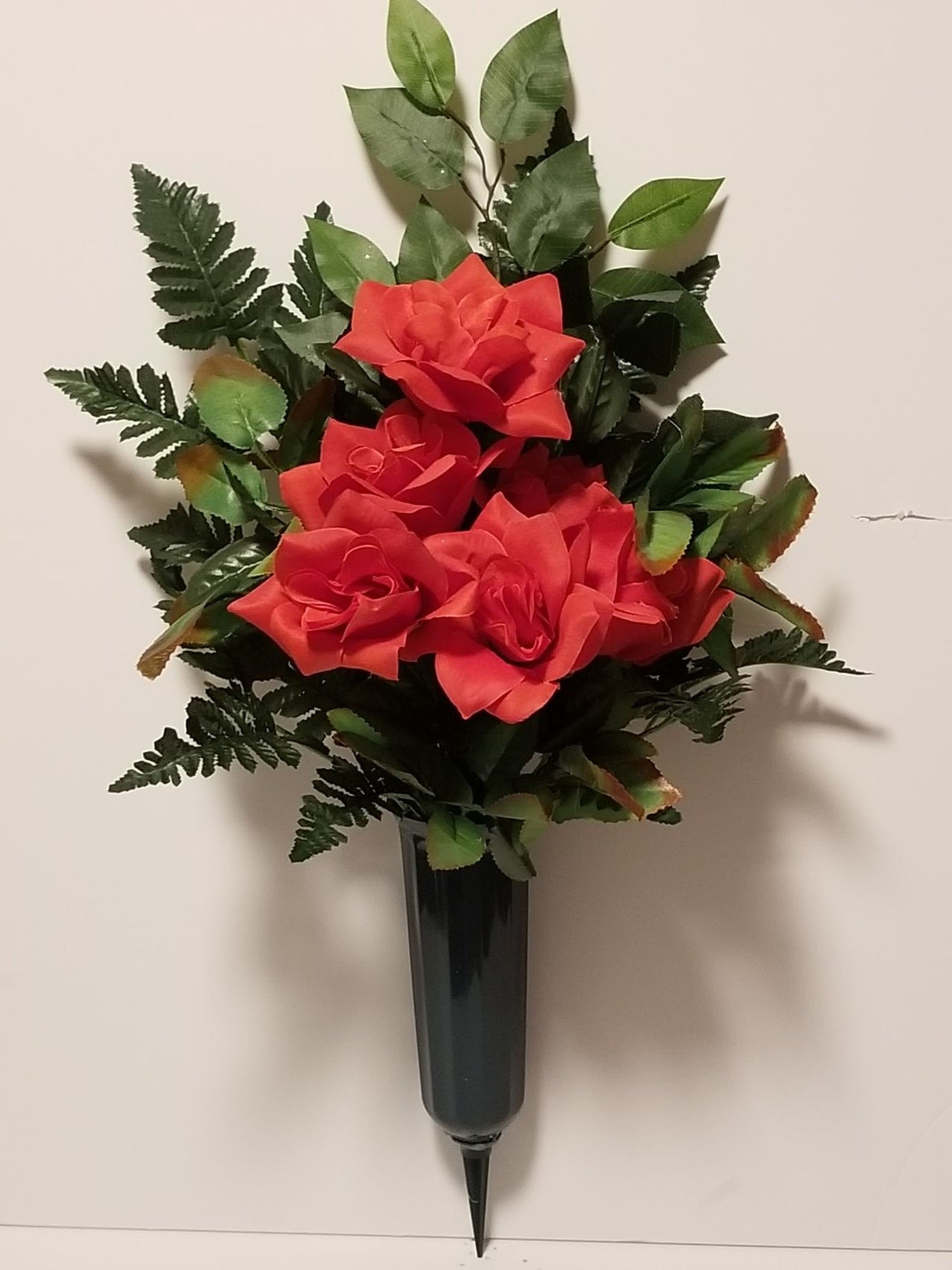 Cemetery Flower Cone, Cemetery Cone, Cemetery Decoration, Grave Flowers ...