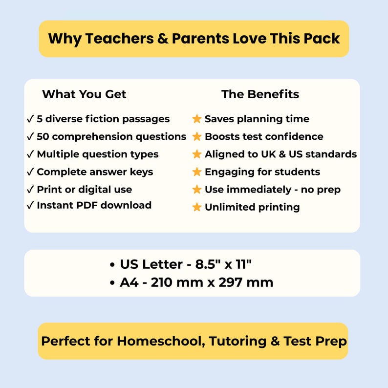Grade 5-6 / Year 6 Reading Comprehension Worksheets | KS2 Sats (ages 10 ...