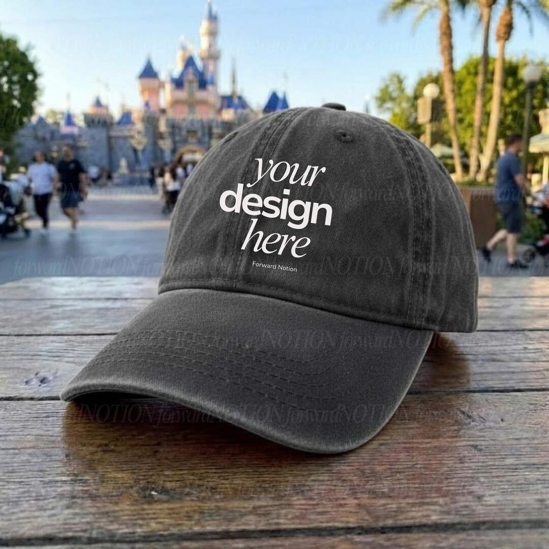 Black Infinity Her Cassie Hat Mockup Baseball Cap Mock Theme Park - Etsy