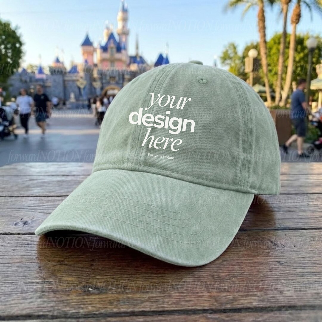 Sage Infinity Her Cassie Hat Mockup Light Green Baseball Cap Mock Theme ...