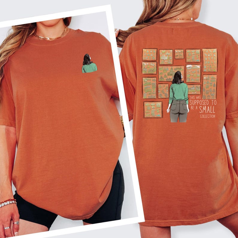 Vintage Pin Trading Shirt, Small Collection Tee, Retro Pin Display ...
