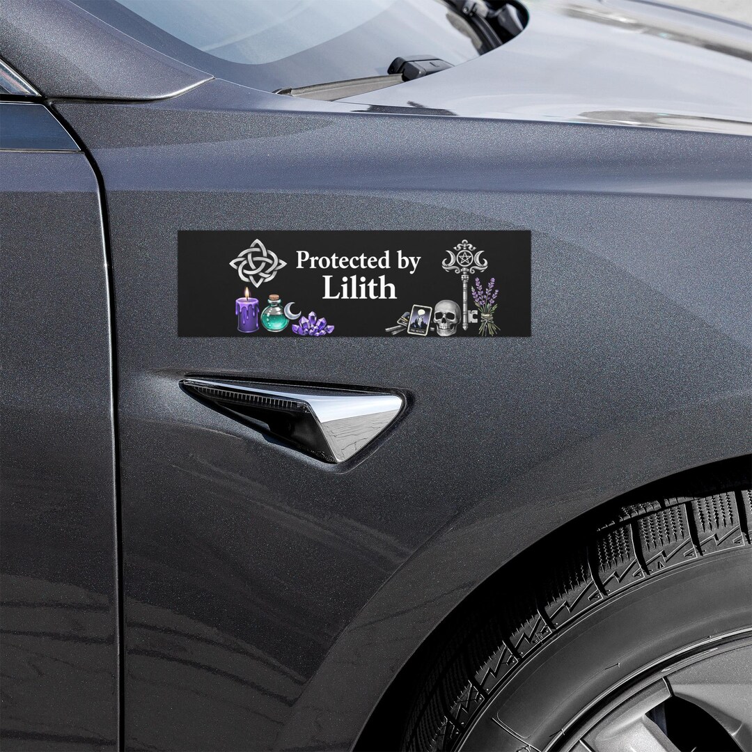 Protected by Lilith Car Magnets - Etsy