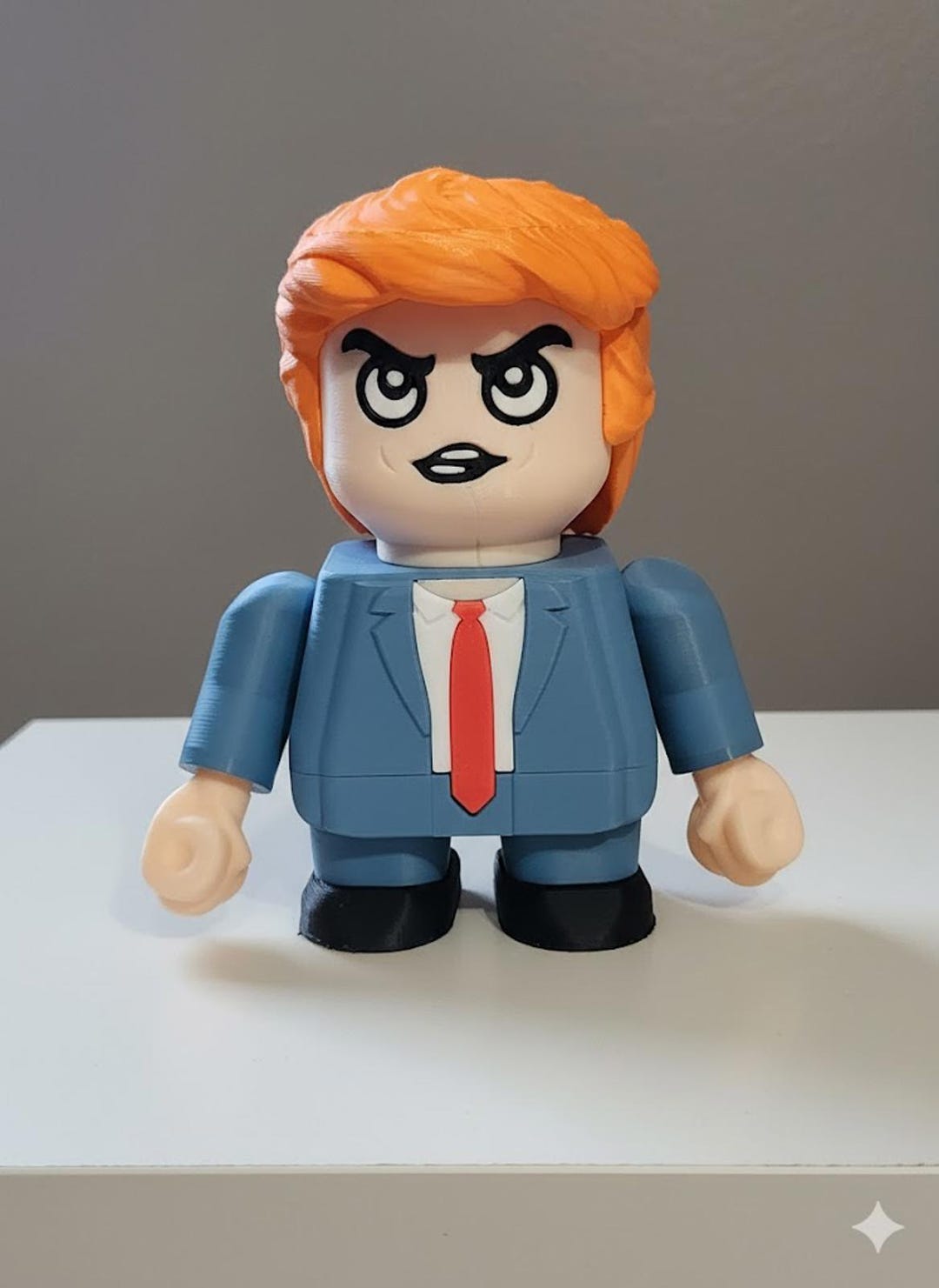 Chunky Donald Trump 3D Printed Figure - Stylized Political Collectible ...