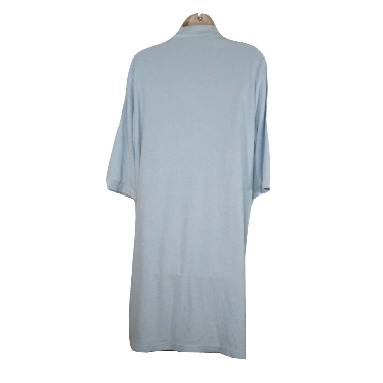 Barbizon Terry Robe Snap Front Women Size M Blue Pockets - Etsy