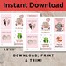 Printable Forest Animal Pun Valentine's Day Cards, Classroom Valentine ...
