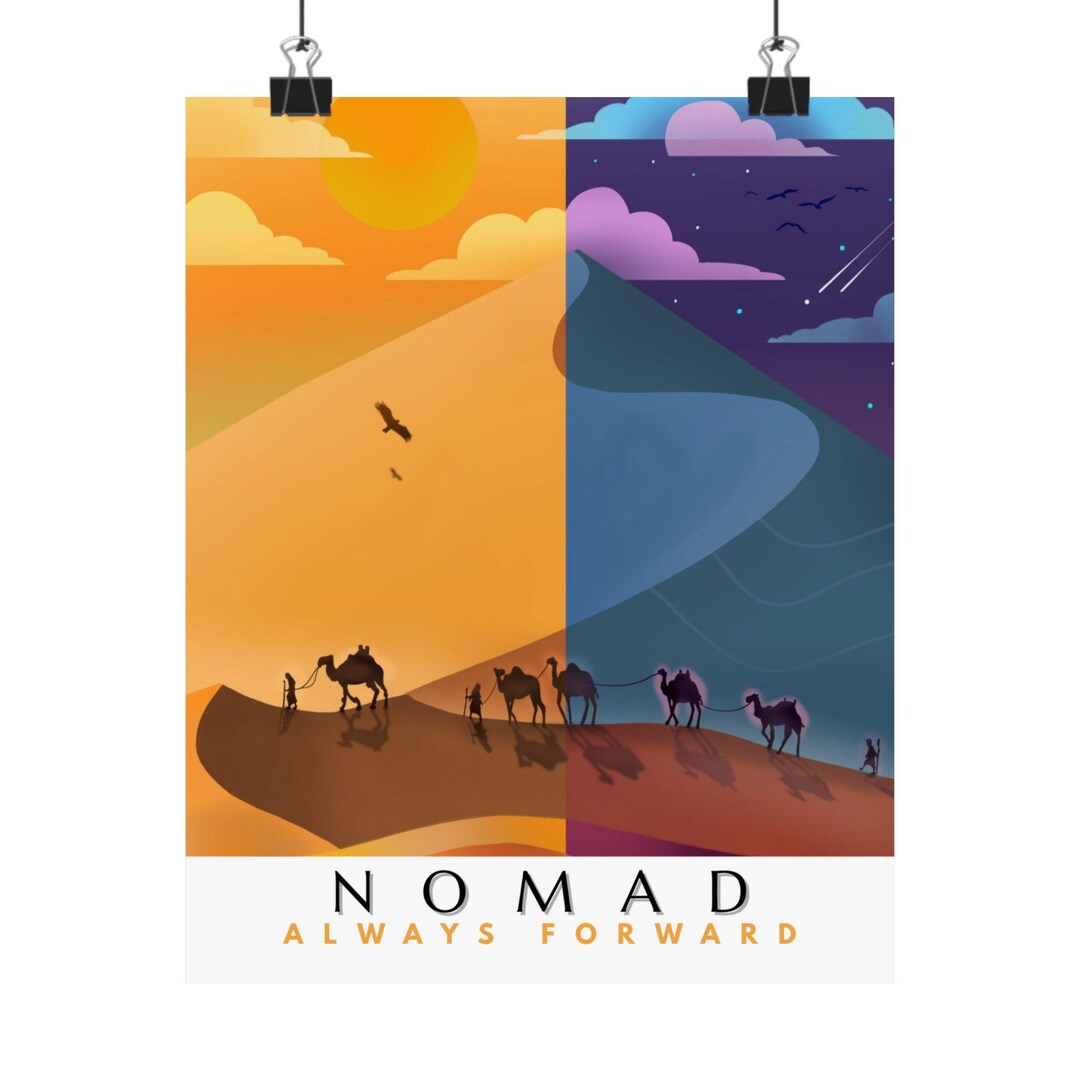 Nomad – Always Forward Matte Art Poster Vertical Artwork - Etsy