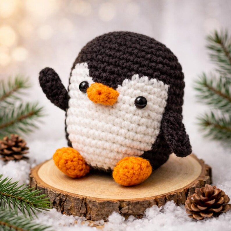 Penguin Crochet Pattern PDF | Cute Amigurumi Penguin | Beginner Crochet ...