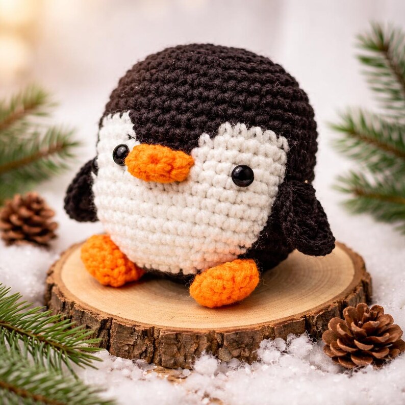 Penguin Crochet Pattern PDF | Cute Amigurumi Penguin | Beginner Crochet ...