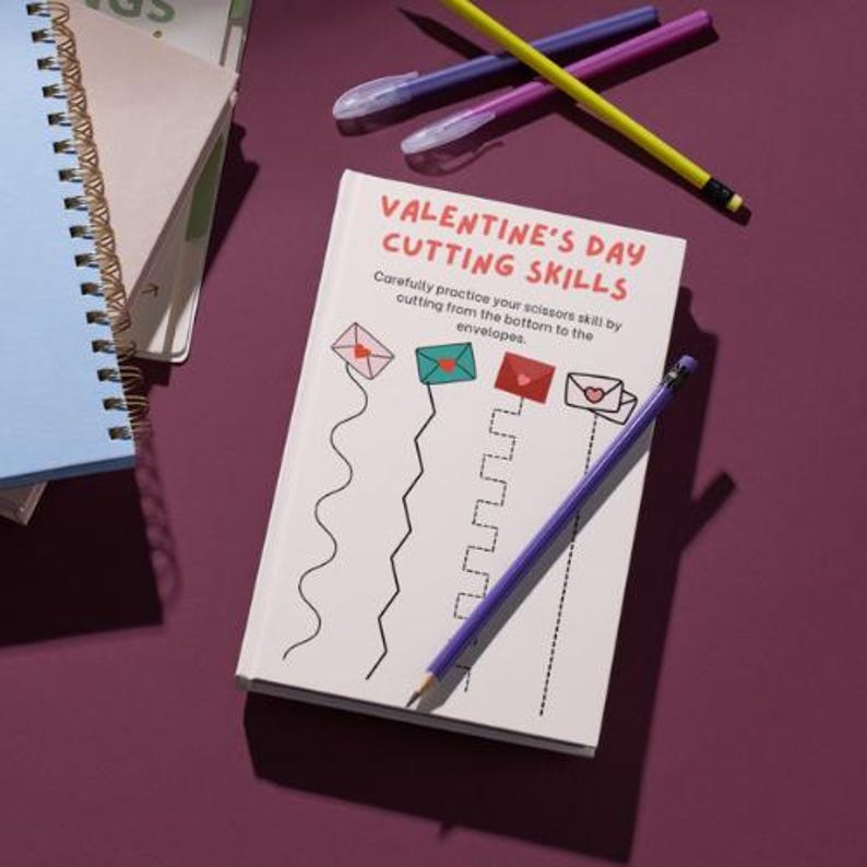 Valentine’s Day Activity Booklet for Kids Printable |teacher Created ...