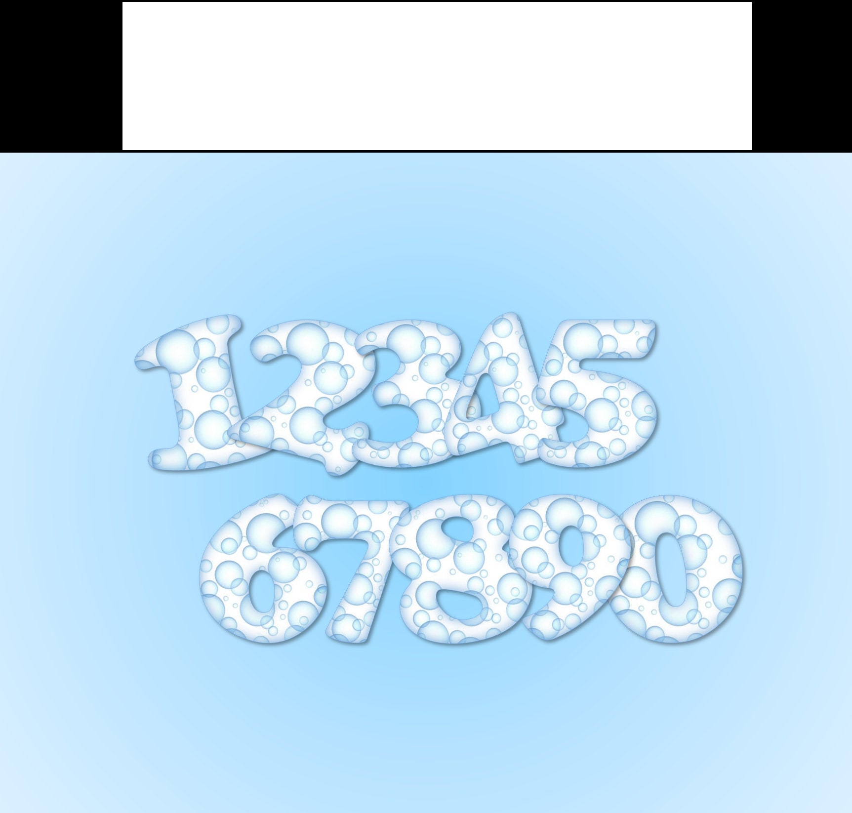 Bubbles Font Clipart Instant Download Upper & Lower Case | Etsy