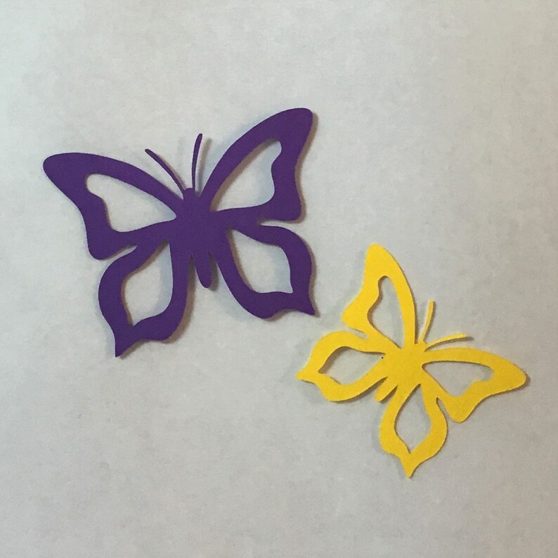 Swallowtail Butterfly Outline Confetti, Many Sizes and Colors! - Etsy