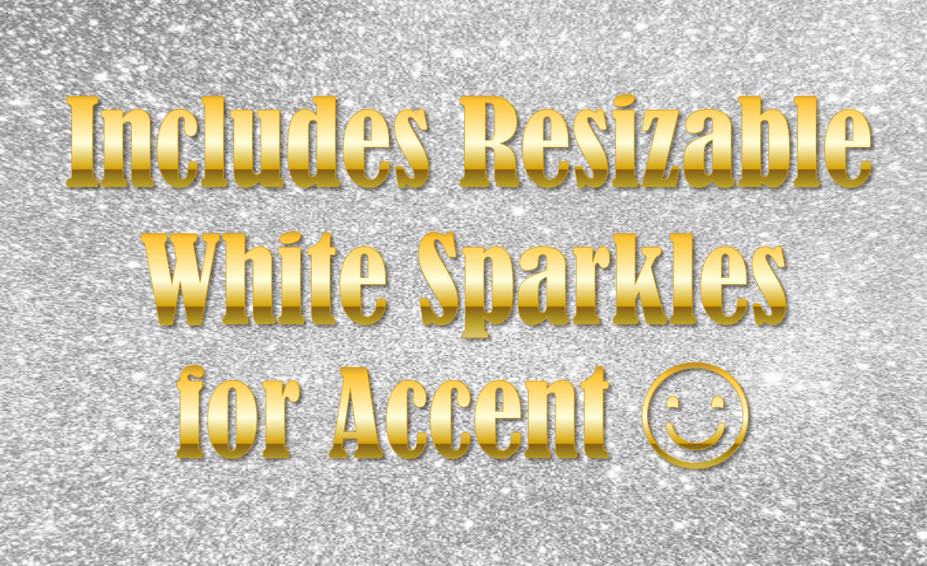 24k Gold Font Clipart, Upper & Lower Case, Commercial Use (digital ...