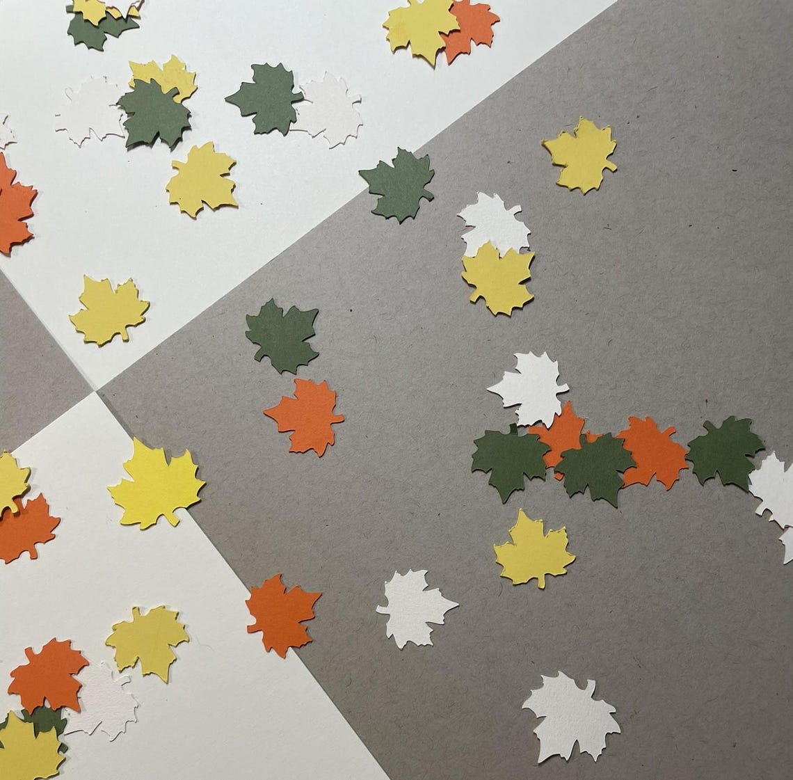Autumn Leaves Confetti, 1" Wide, 100 Pieces, Lovely Party Decor or Card ...