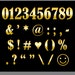 24k Gold Font Clipart, Instant Download, Upper & Lower Case Letters ...